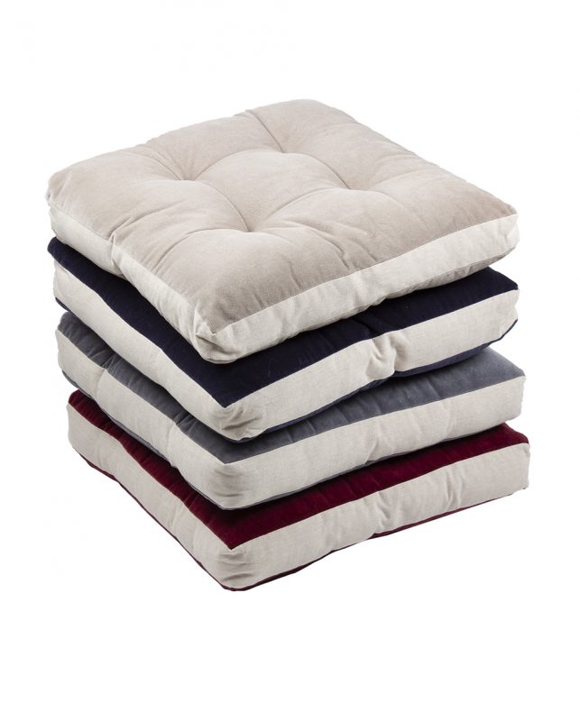 Istuintyyny samettia 40x40cm burgundy • Etola